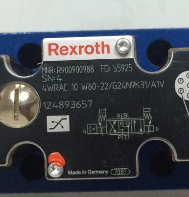 R900900988 4WRAE10W60-22/G24N9K31/A1V Rexroth 原装正品-上海伦萨液压设备有限公司